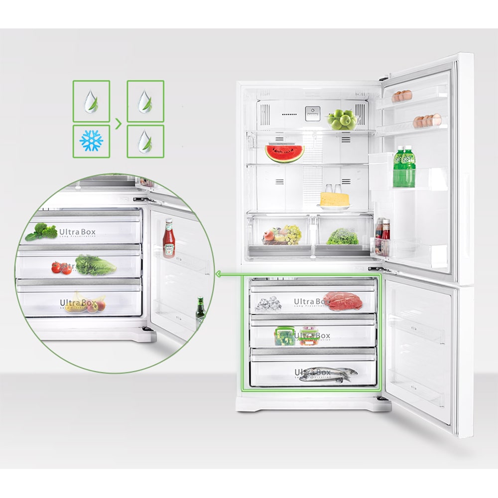 قیمت خرید یخچال‌ فریزر دوو مدل D4BF-0028 | یخچال 28 فوت