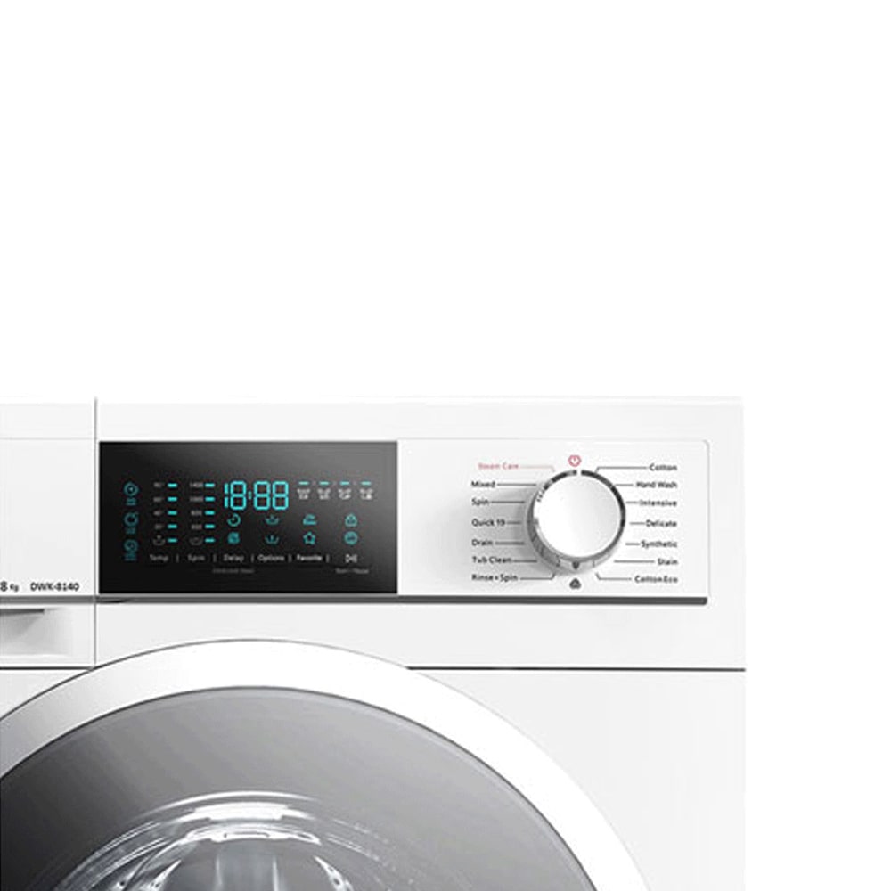 قیمت ماشین لباسشویی دوو مدل DWK-8420 - لباسشویی 8 کیلویی